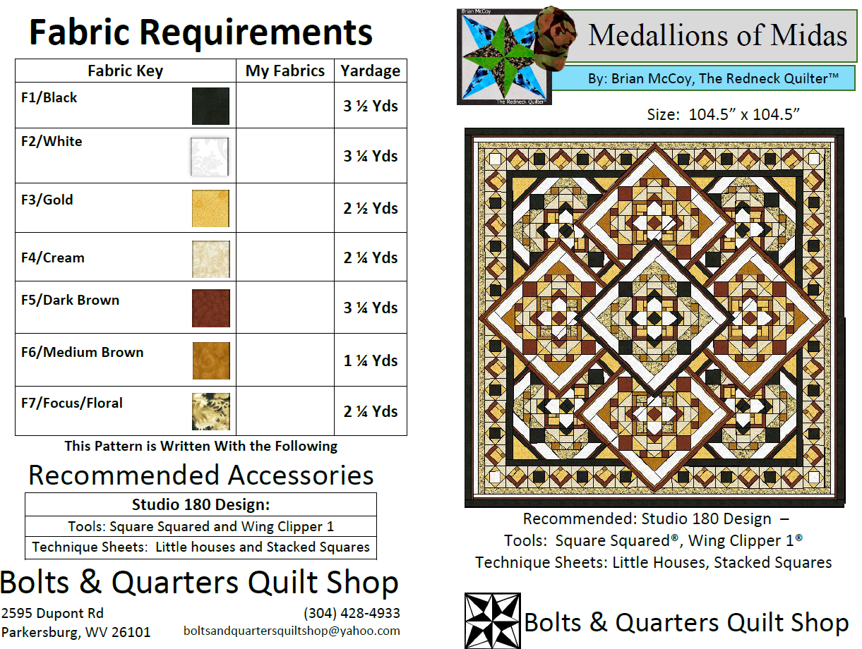 Medallions of Midas - 1/10,1/24,2/21,3/7,3/21,4/11,5/2,5/30 | Bolts and ...